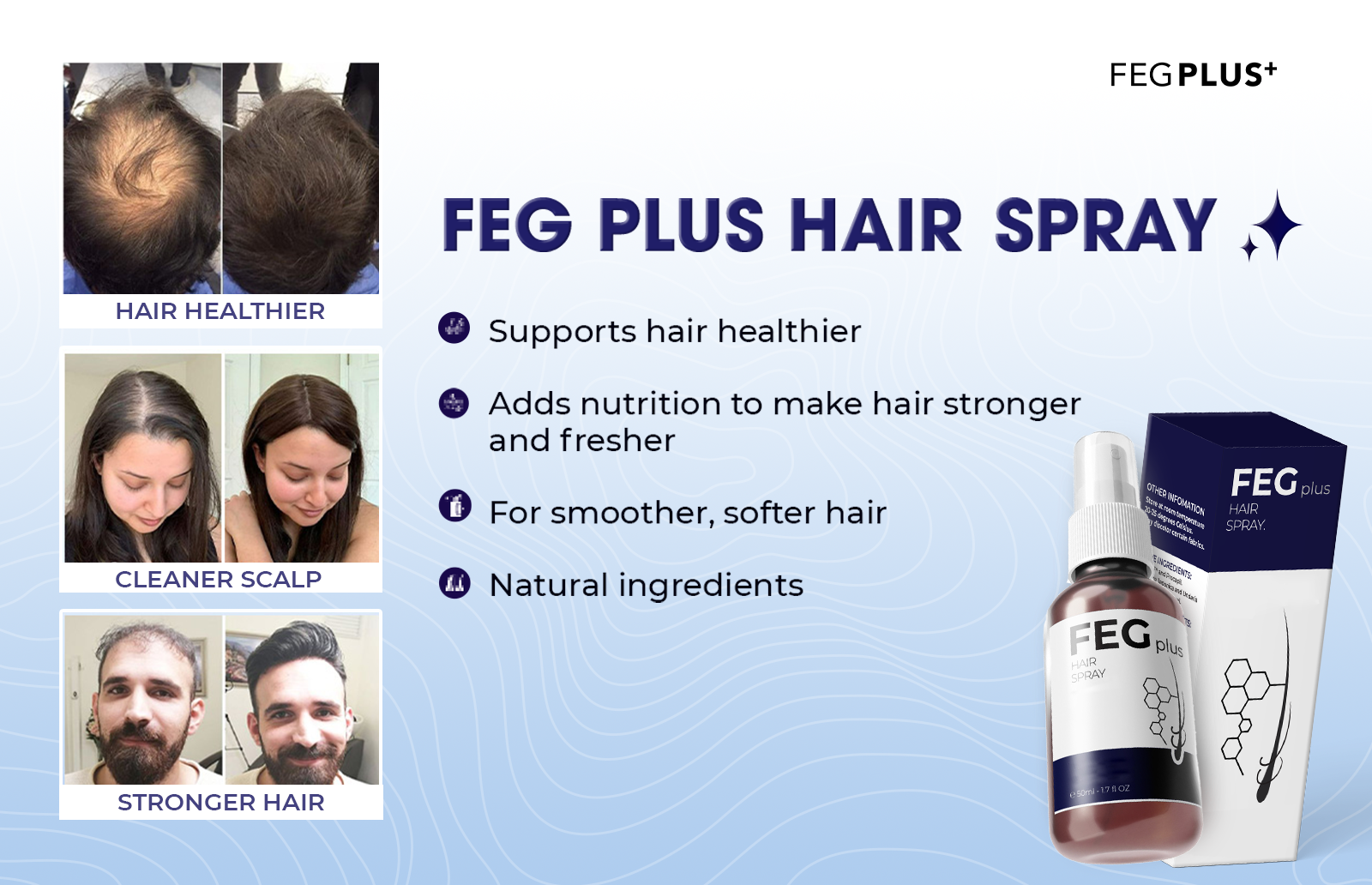 FEG Plus Hair Spray – FEG Cosmetics